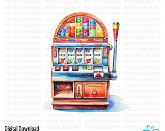 Slot Machine PNG - Etsy