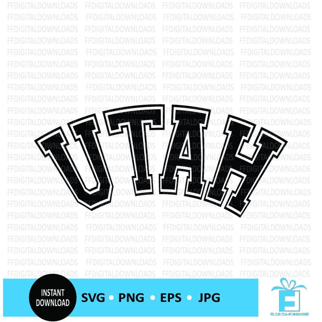 Utah SVG, Utah PNG, Utah Shirt Design, Utah, Utah Gift, Utah Vector ...