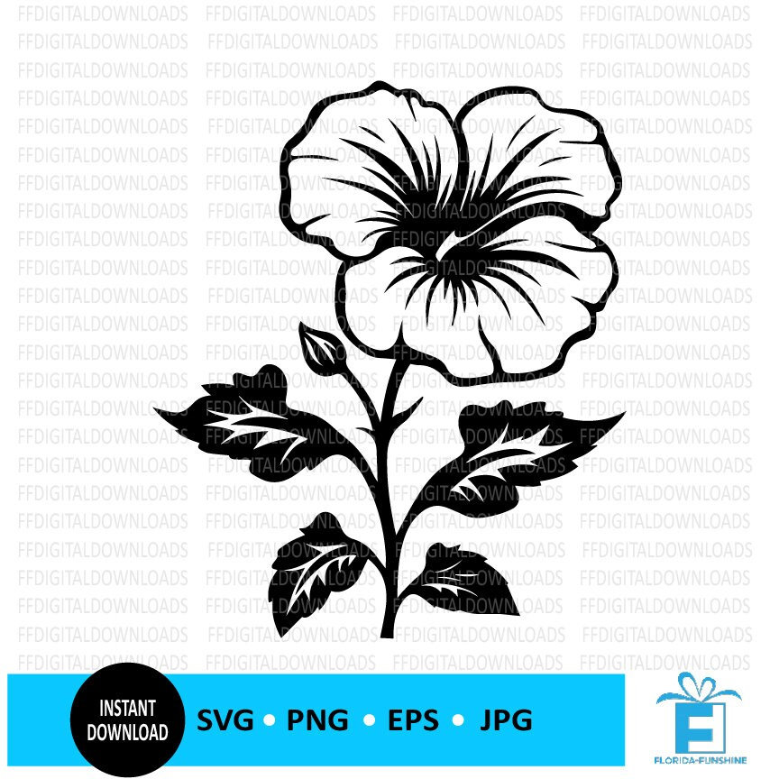 Petunia SVG Petunia PNG Petunia Flower Clipart Petunia - Etsy