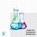 Beakers Clipart, Beakers Png, Watercolor Beakers, Beakers, Science Lab ...