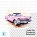 Pink Cadillac Clipart, Pink Cadillac Png, Watercolor Pink Cadillac ...