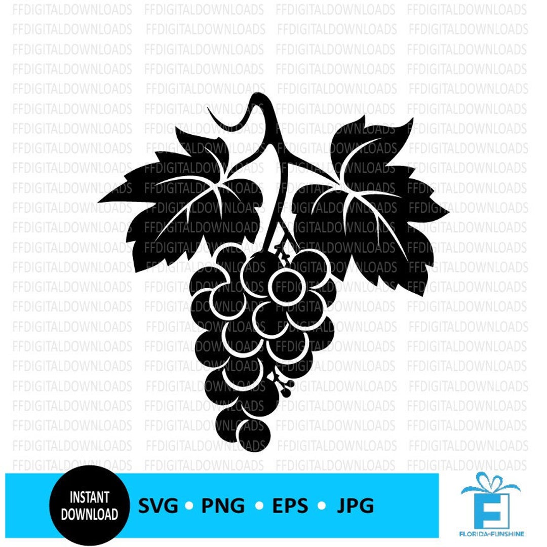 Grapes SVG, Grapes PNG, Grapes Clipart, Grapes Silhouette, Grapes ...