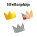 Crown Clipart Crown Canva Frame Drag and Drop Editable Canva - Etsy