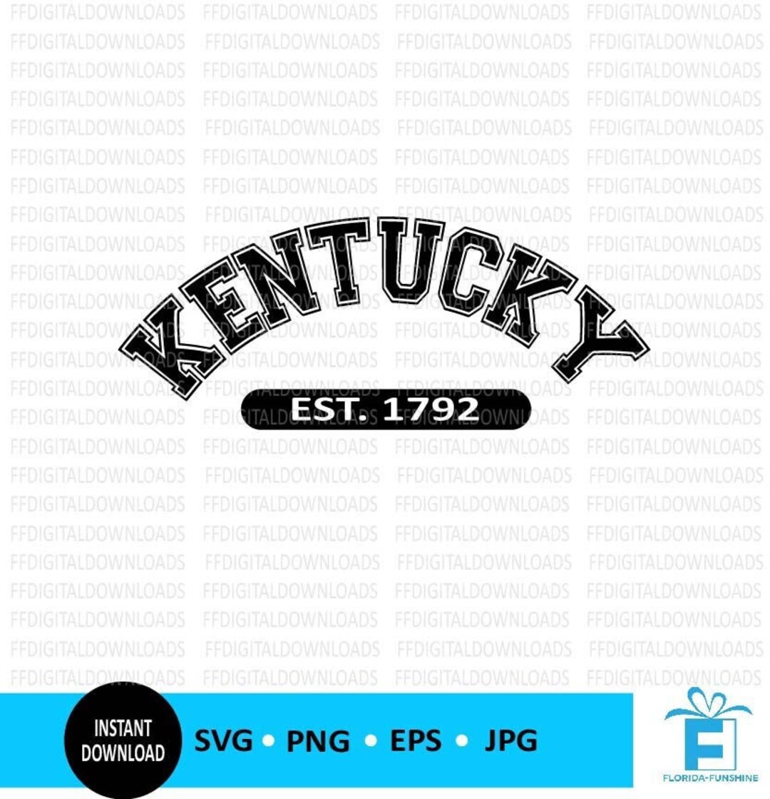 Kentucky SVG, Kentucky PNG, Kentucky Shirt Design, Kentucky Gift ...