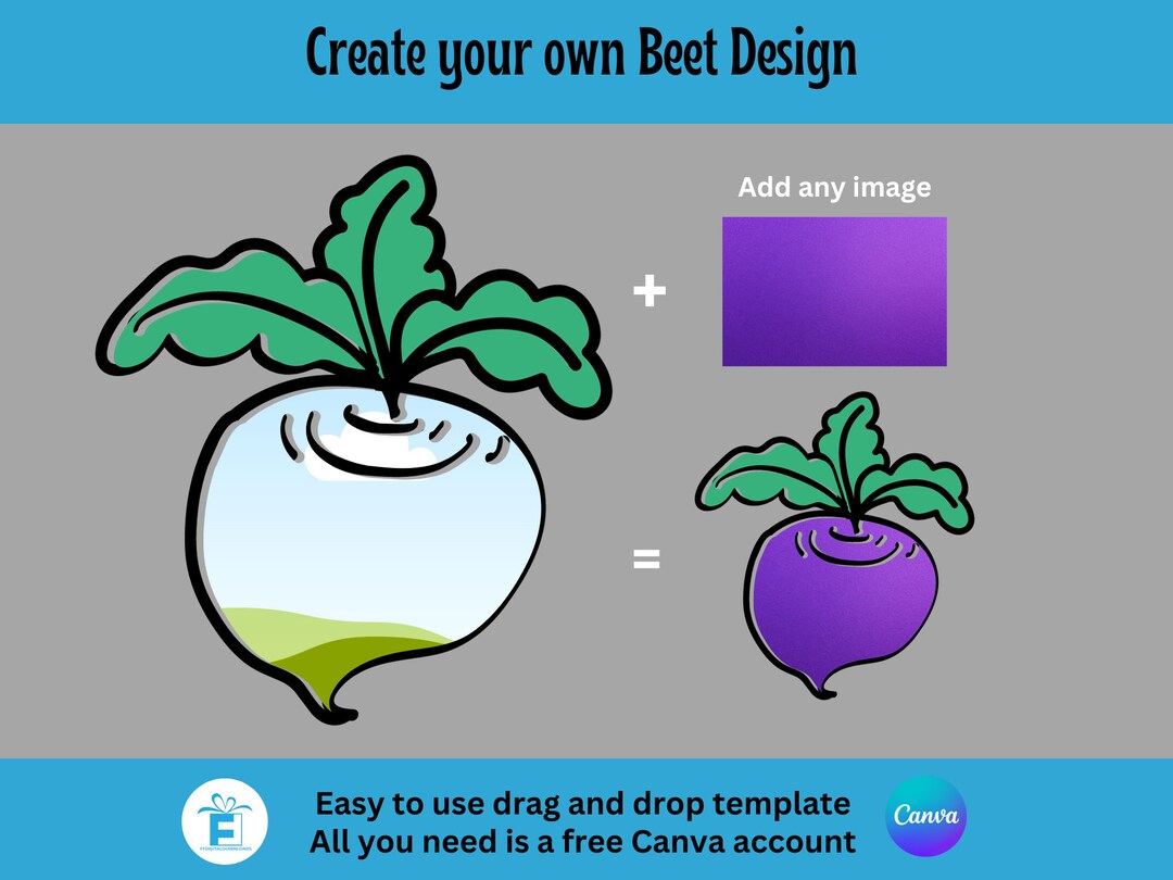 Beet Clipart Beet Canva Frame Drag and Drop Editable Canva - Etsy