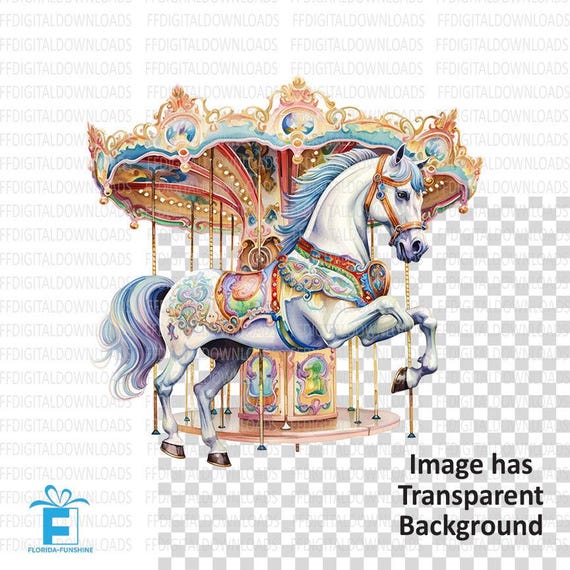 Carousel Animal Clipart