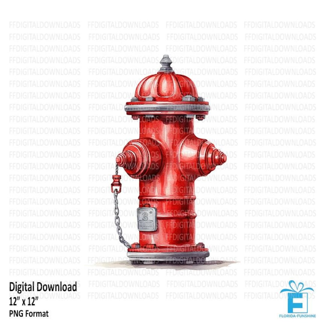Fire Hydrant PNG, Fire Hydrant Clipart, Watercolor Fire Hydrant, Fire ...