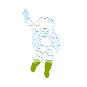 Astronaut Clipart Astronaut Canva Frame Drag and Drop - Etsy