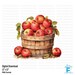 Bushel of Apples Clipart, Bushel of Apples Png, Watercolor Apples ...
