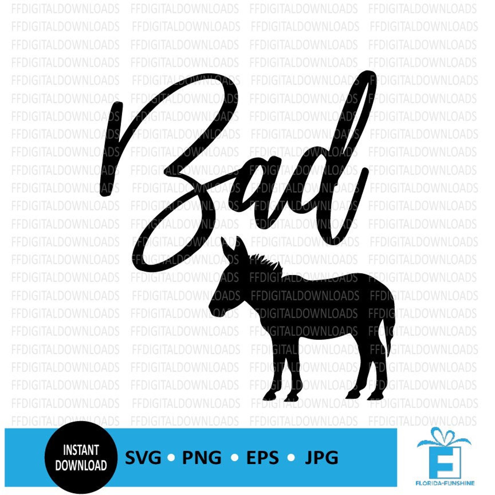 Bad Ass SVG, Bad Ass Png, Funny Svg, Bad Ass Vector, Bad Ass Silhouette ...