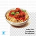 Spaghetti and Meatballs Clipart, Spaghetti and Meatballs PNG, Italian ...