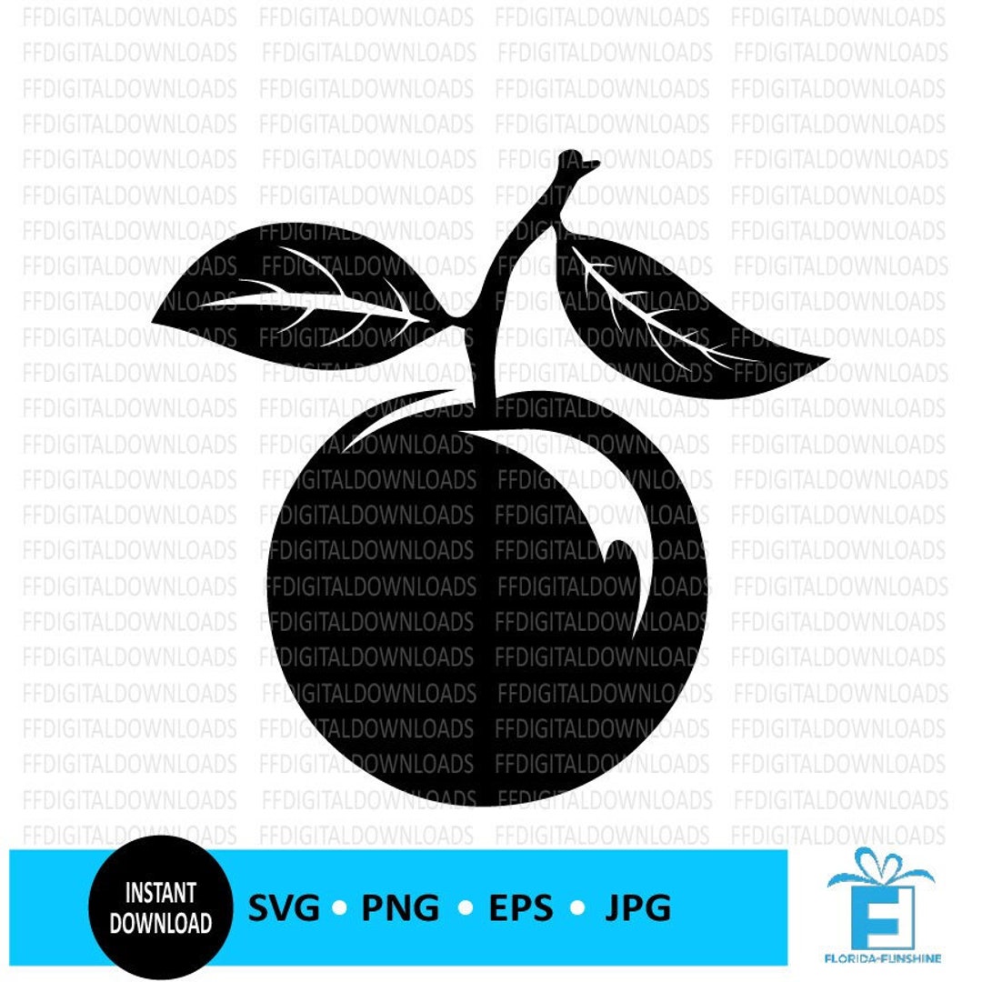 Plum SVG Plum PNG Plum Clipart Plum Silhouette Plum - Etsy