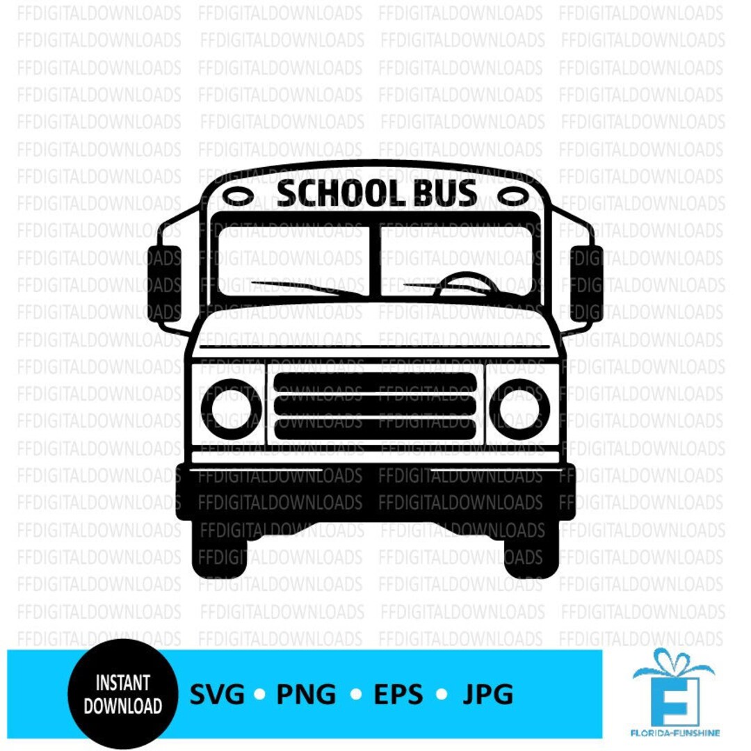 School Bus SVG, School Bus PNG, School Bus Clipart, School Bus Vector ...