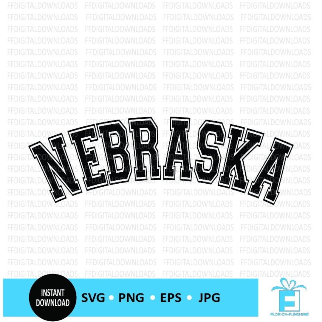 Nebraska SVG, Nebraska PNG, Nebraska Shirt Design, Nebraska Silhouette ...