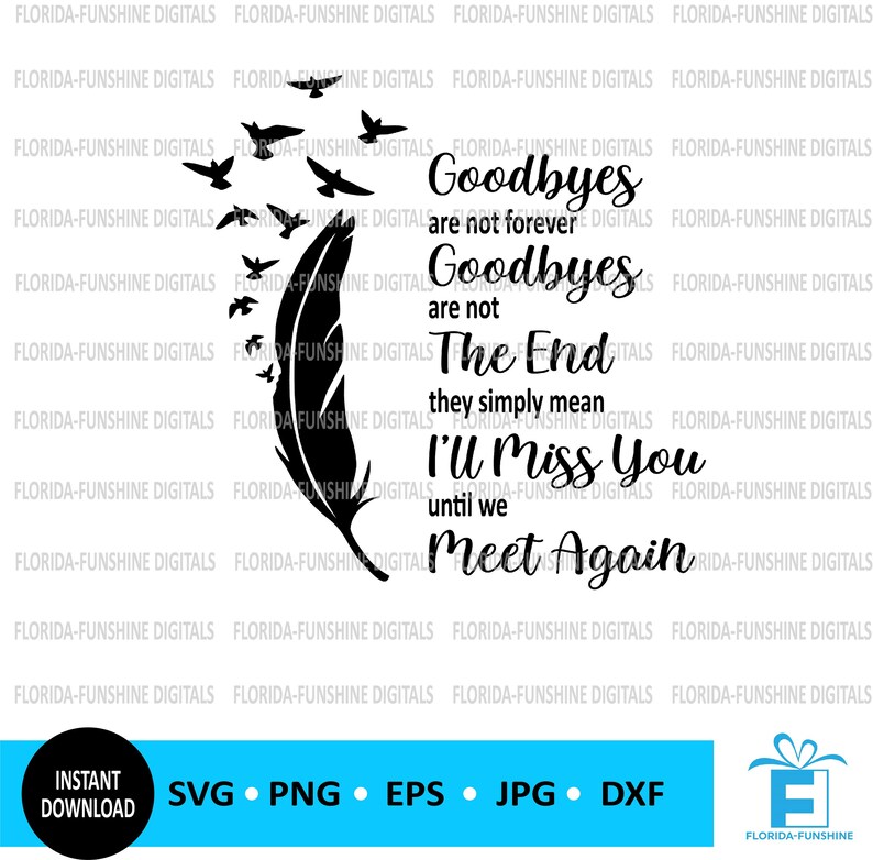 Memorial SVG Feather Memorial PNG in Loving Memory SVG - Etsy
