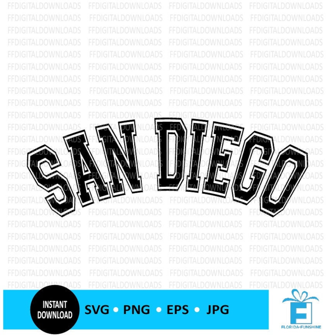 San Diego SVG, San Diego PNG, San Diego Shirt Design, San Diego Vector ...