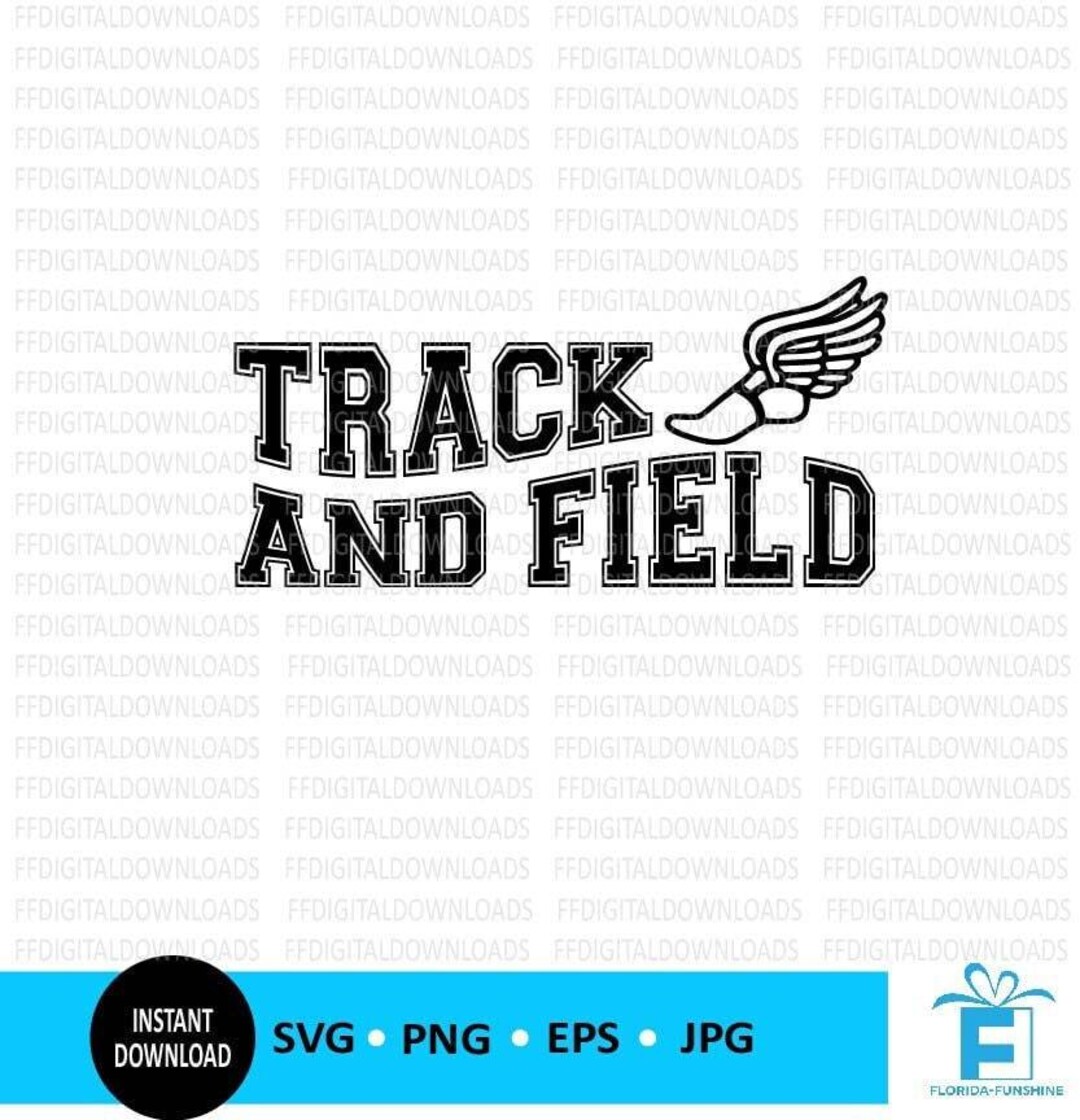 Track and Field Clipart, Track and Field SVG, Track & Field Sport and ...