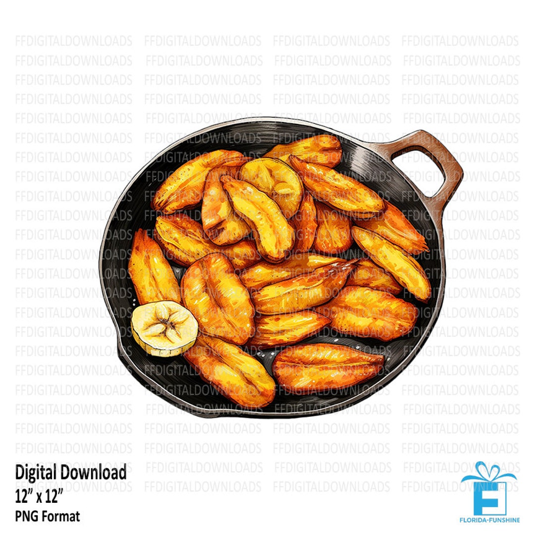 Fried Plantains Clipart, Fried Plantains PNG, Fried Plantains Image ...