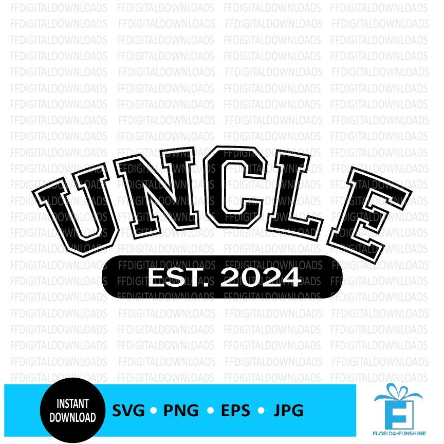 Tío SVG Tío PNG Nuevo Tío Tío Est 2024 Tío Clip Art - Etsy México