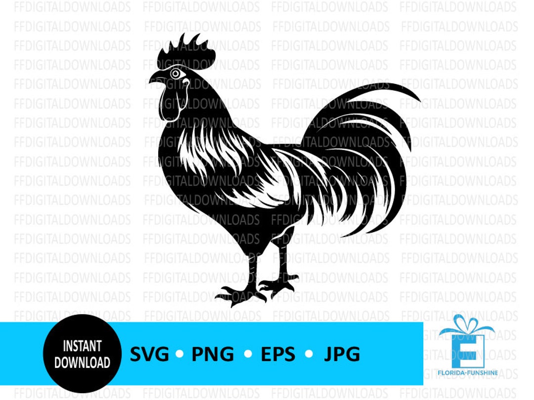 Pollo SVG Pollo PNG Clipart de pollo Diseño de gallo - Etsy México