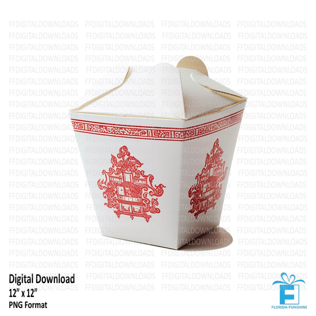 Chinese Food Take Out Container Clipart, to Go Container PNG, Chinese ...