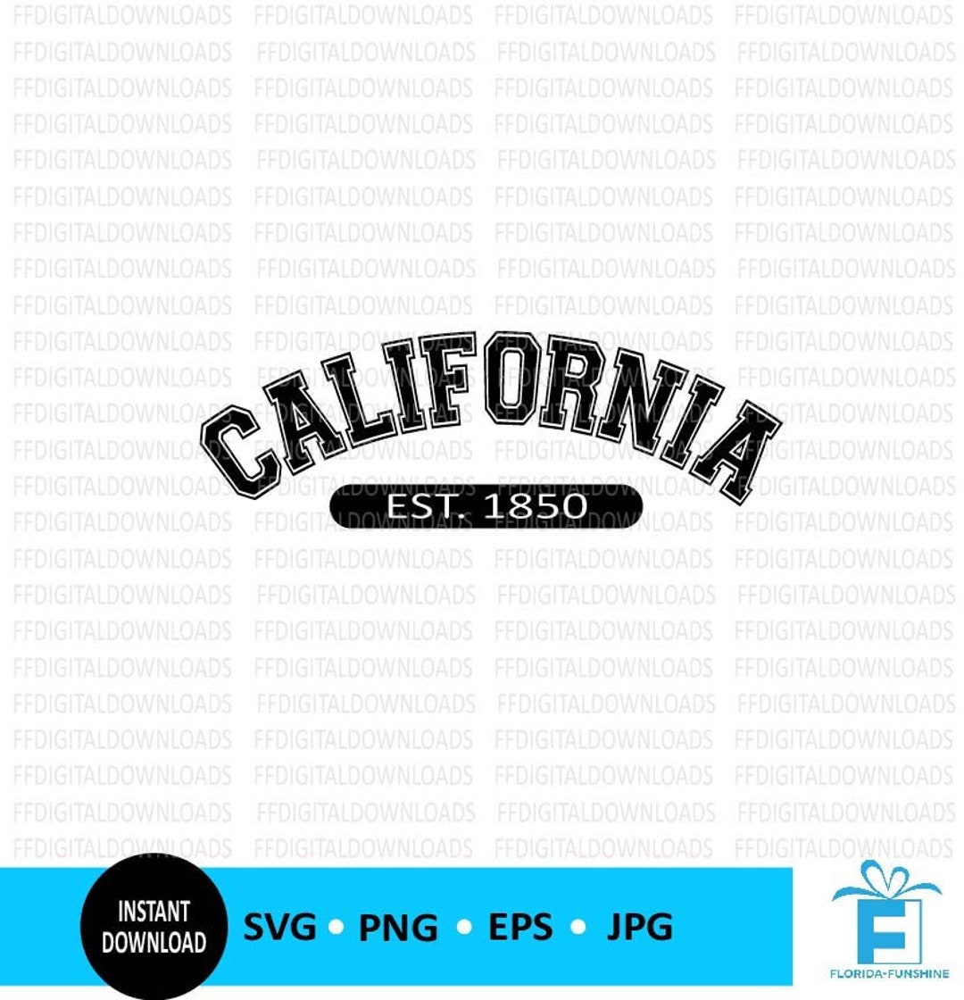 California SVG, California PNG, California Shirt Design, California ...