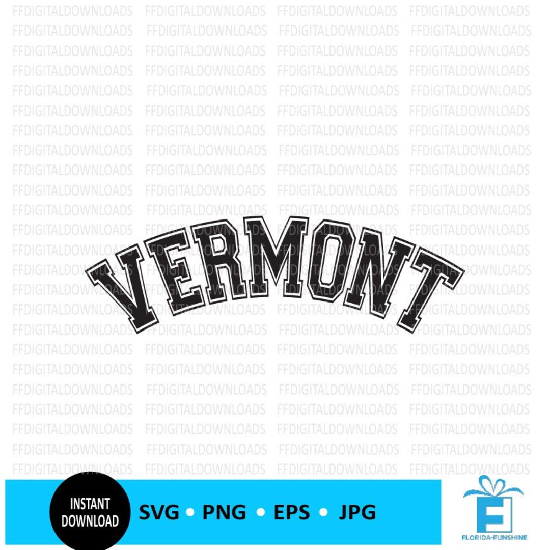 Vermont SVG, Vermont PNG, JPG, Eps, Vermont Shirt Design, Vermont ...