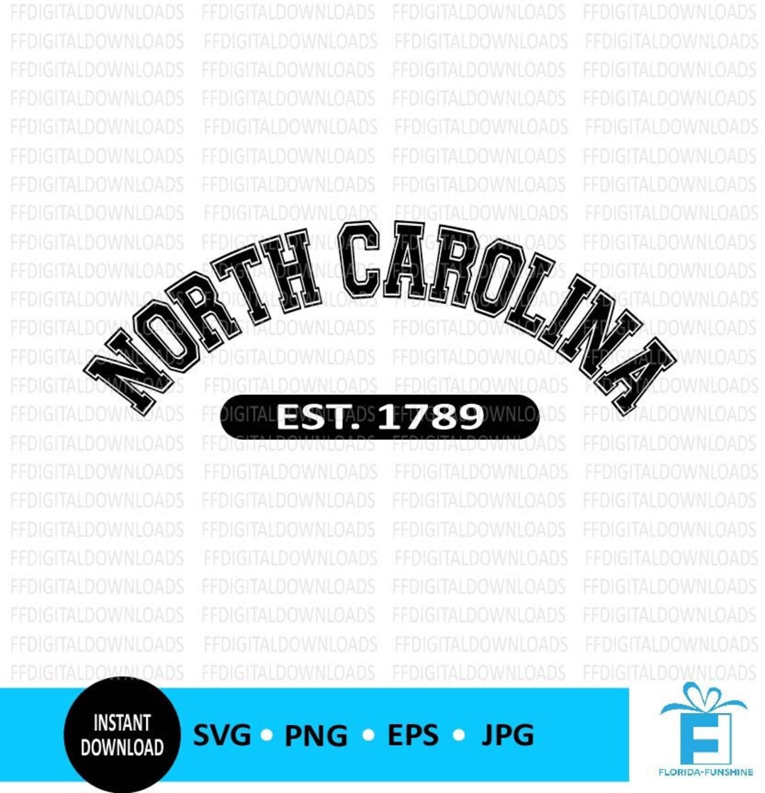 North Carolina SVG, North Carolina PNG, North Carolina Shirt Design ...