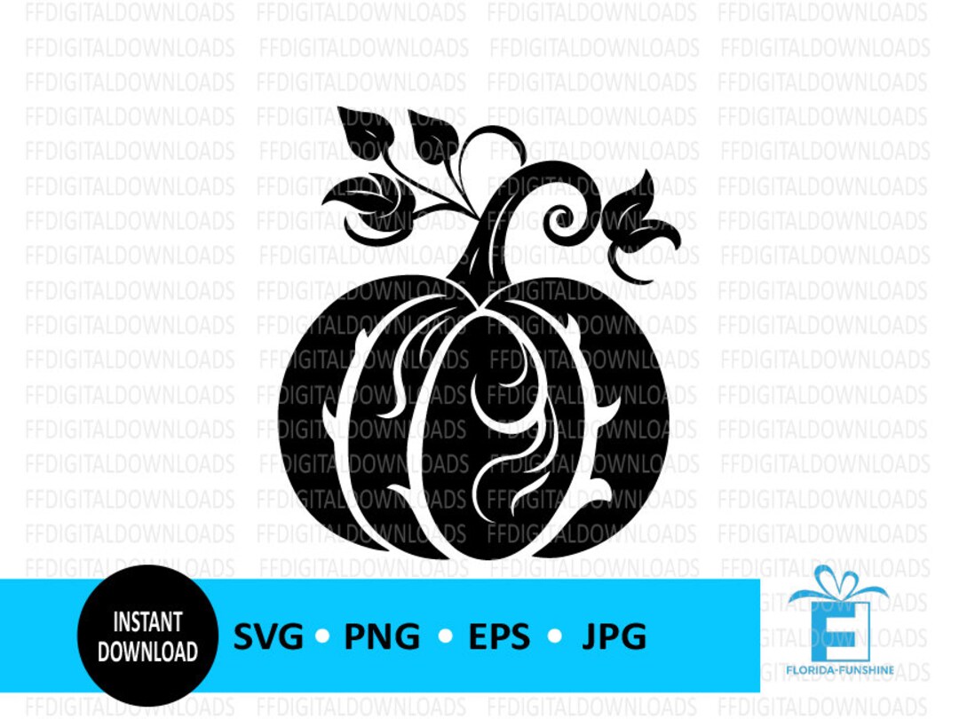 Pumpkin SVG, Pumpkin PNG, Halloween Pumpkin Clipart, Pumpkin Digital ...