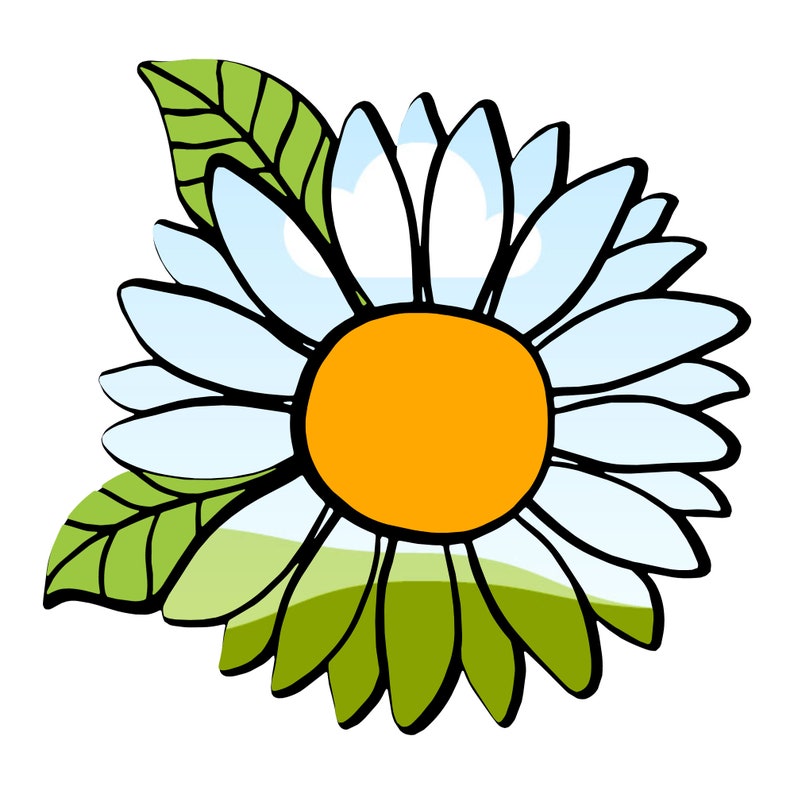 Flower Clipart Flower Canva Frame Drag and Drop Editable - Etsy