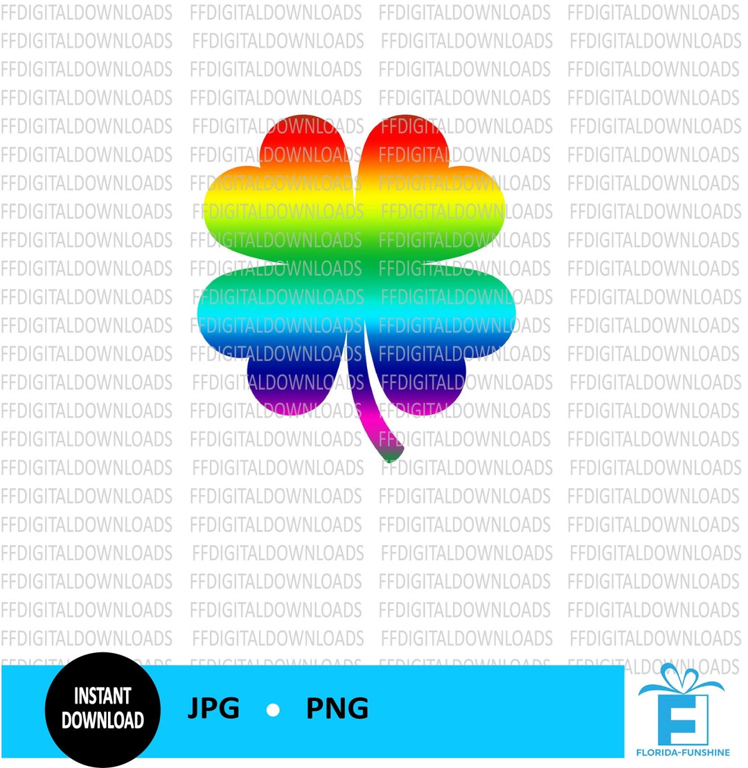 Rainbow Shamrock, Rainbow Shamrock Clip Art - Shamrock - Rainbow St ...