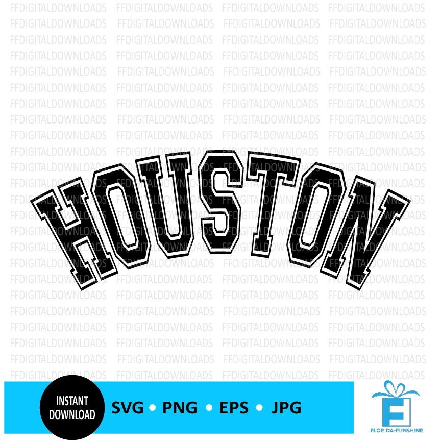 Houston SVG Houston PNG Houston Shirt Design Houston - Etsy