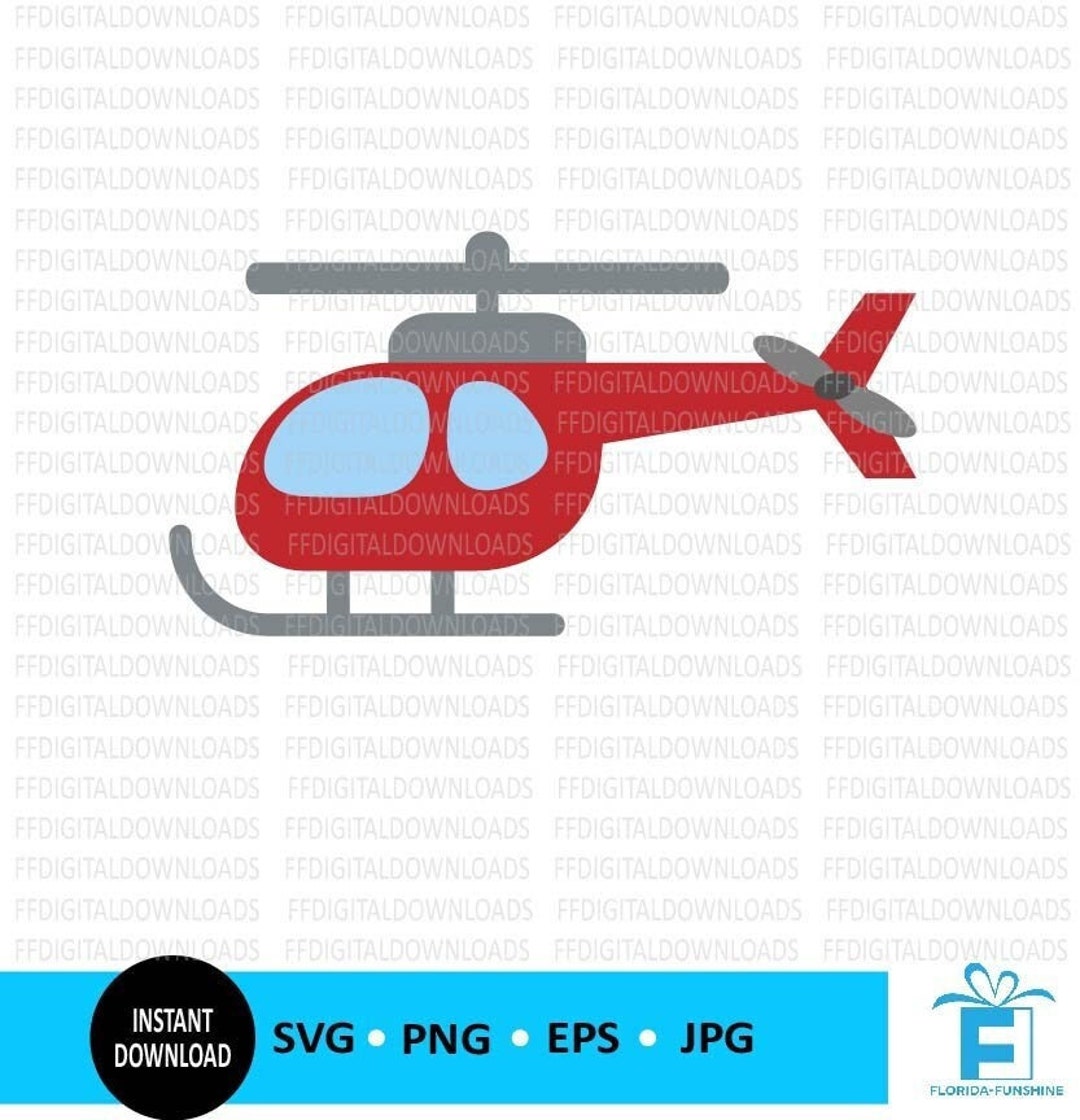 Helicopter SVG, Aviation Svg, Helicopter PNG, SVG File, Instant ...