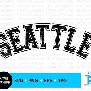 Seattle SVG, Seattle PNG, Seattle Shirt Design, Seattle Vector, Seattle ...