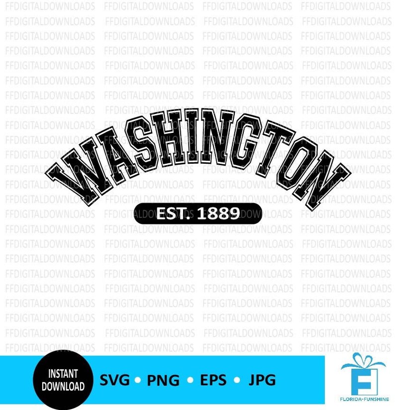 Washington SVG Washington PNG Washington Shirt Design - Etsy