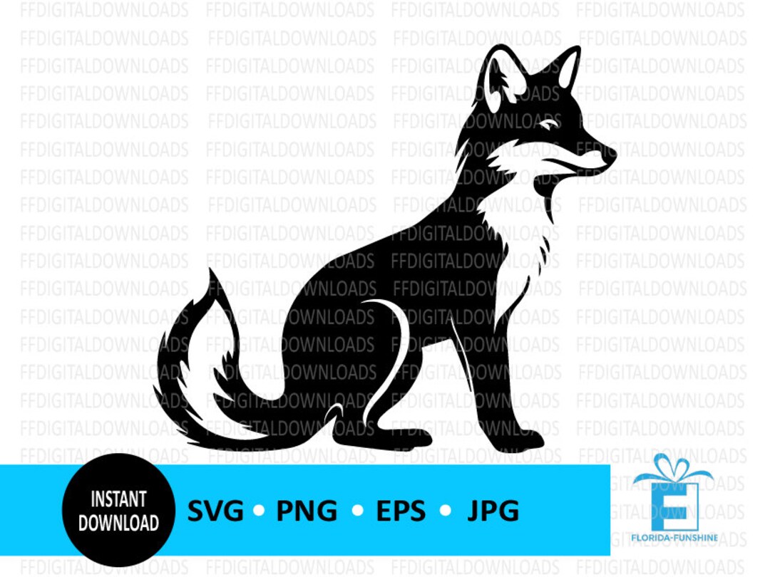 Woodland Fox SVG Woodland Fox PNG Woodland Fox Clipart Fox - Etsy