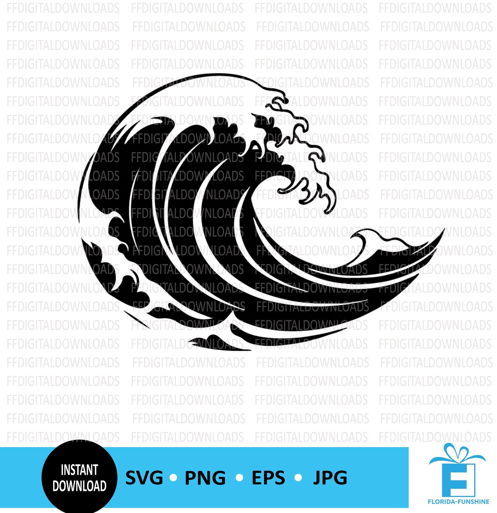 Waves Svg, Ocean Waves SVG, Ocean SVG, Sea Svg, Sea Waves Svg, Beach ...
