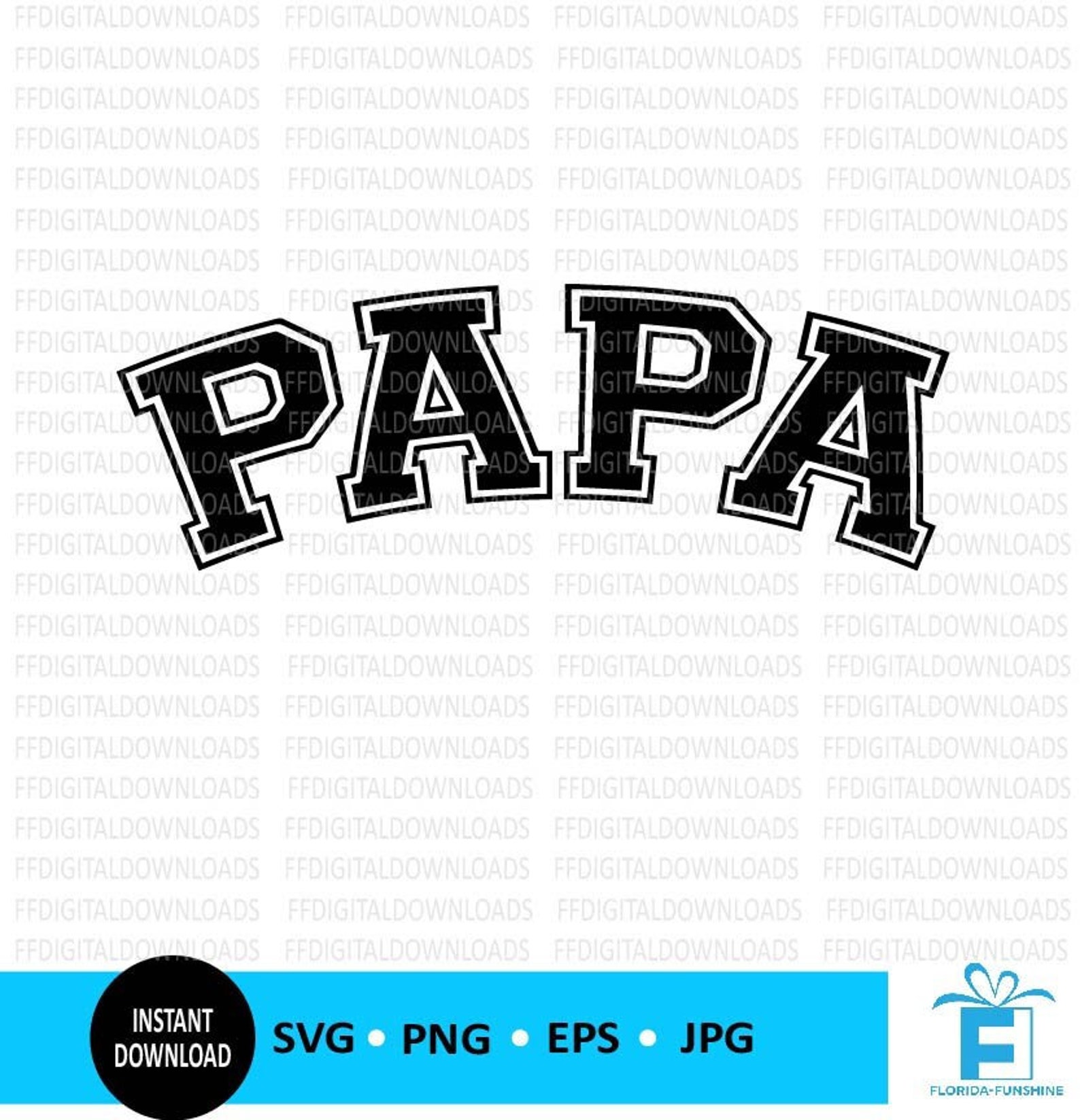 Papa SVG Papa PNG Papa Shirt Design Papa Clip Art Cricut - Etsy