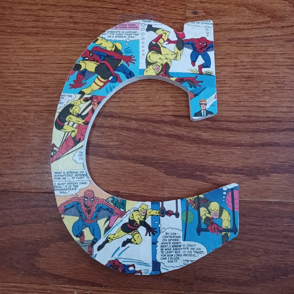 Comic Book Letter - Etsy