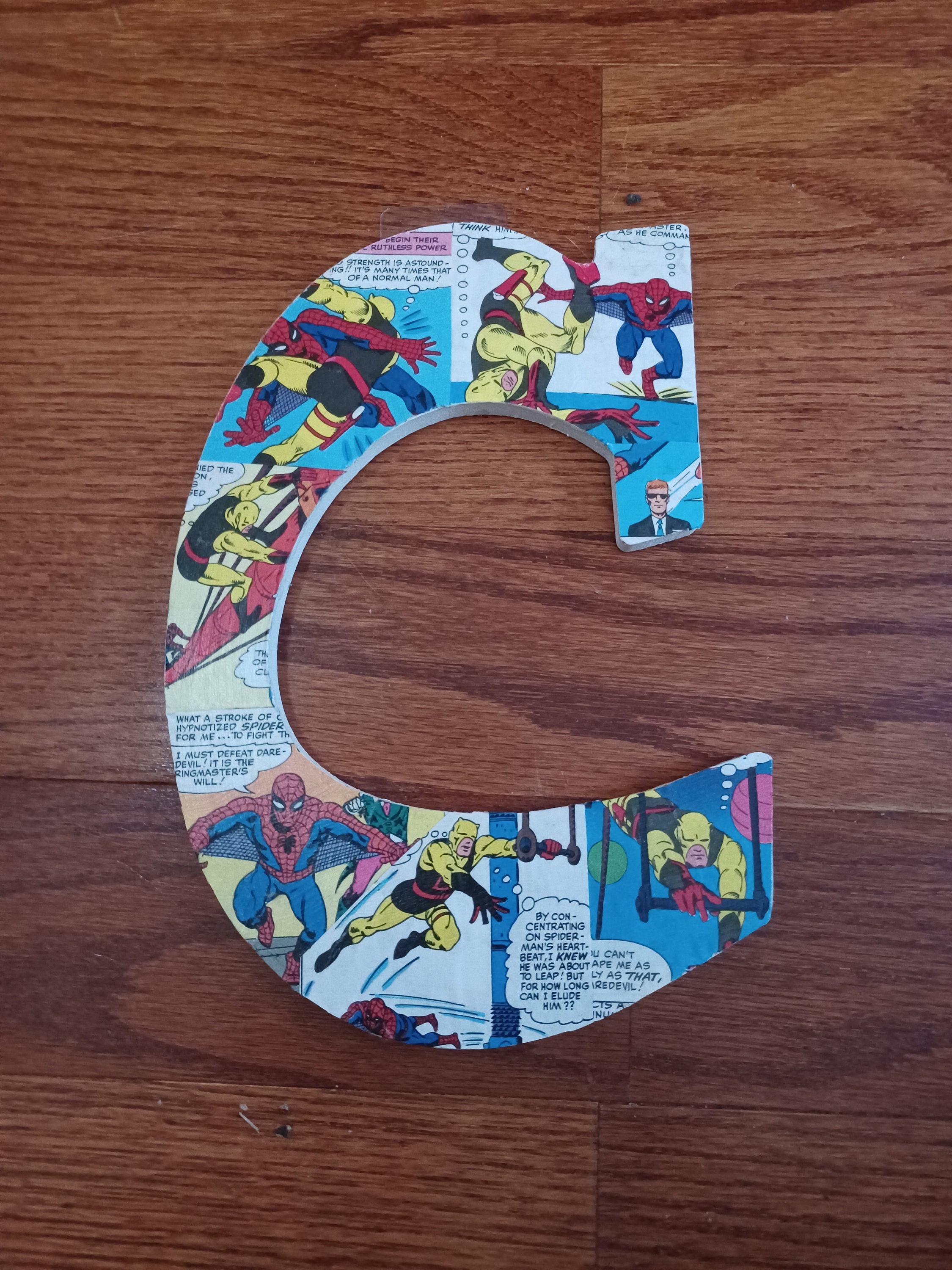 Custom Comic Book Letter Wall Decor - Etsy