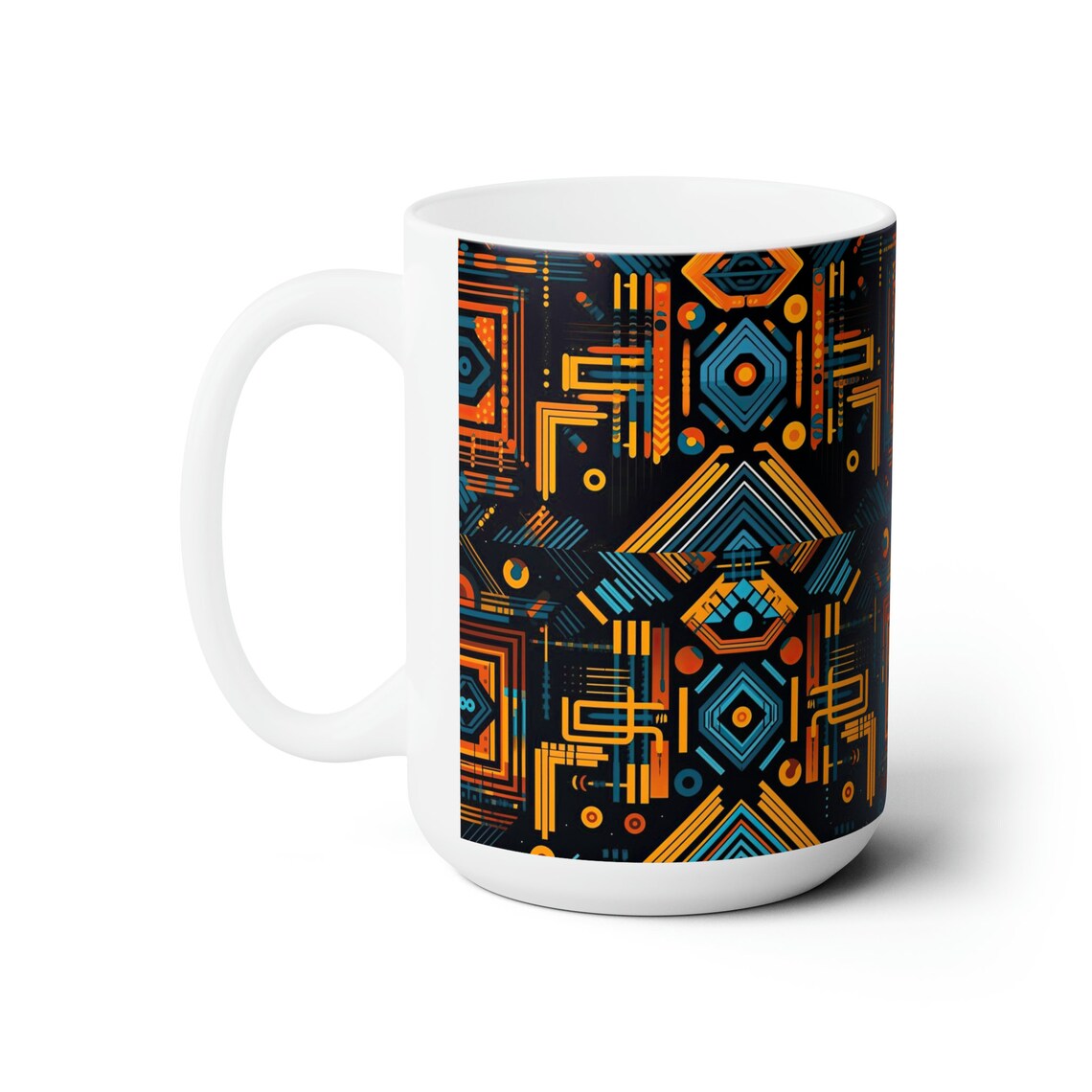 Futuristic Blade Runner Abstract Design Ceramic Mug 15oz - Etsy