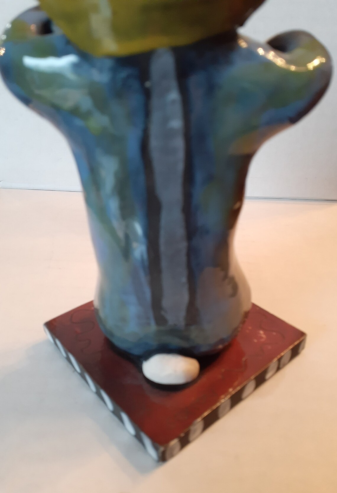 Mythological TRICKSTER Clay Sculpture One-of-a-kind Hand Formed Hand ...