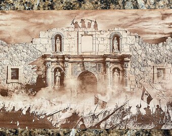 Digital Design File Remember the Alamo Glowforge Laser Ready Engrave ...