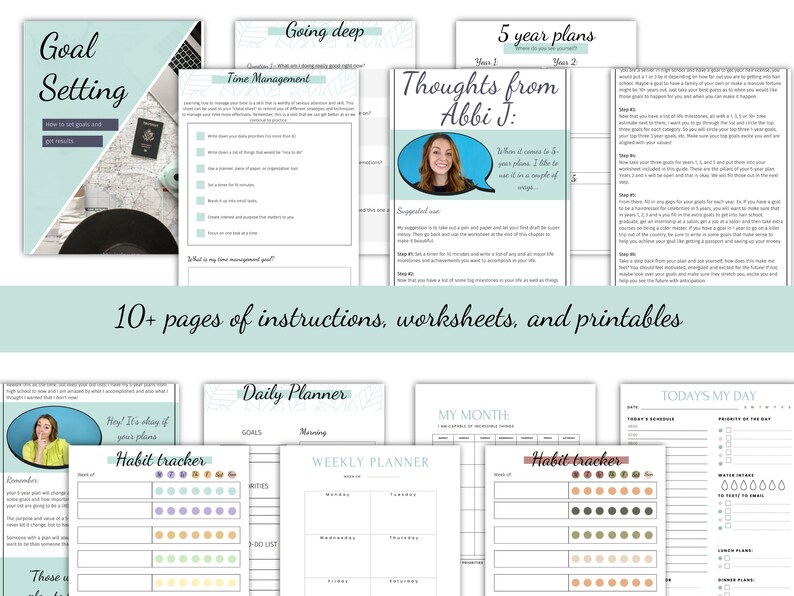 Mental Health Resources for Teenagers: Productivity Bundle 10 ...