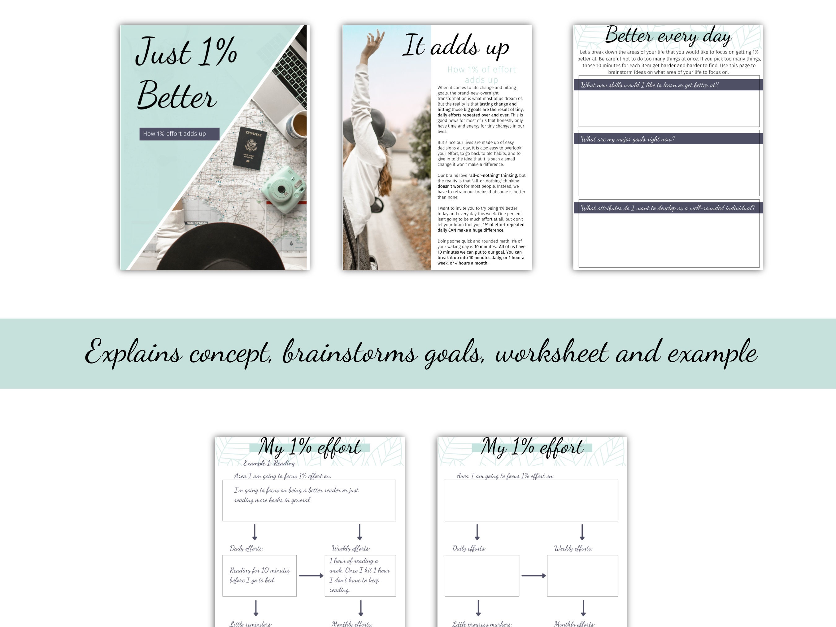 Teen Life Coaching Workbook: Goal Setting, Mindset (PDF Download) - Etsy