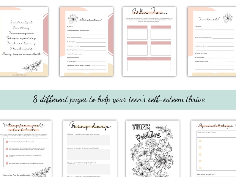Teen Self Esteem Worksheets Therapy Worksheets Self Esteem Printable ...