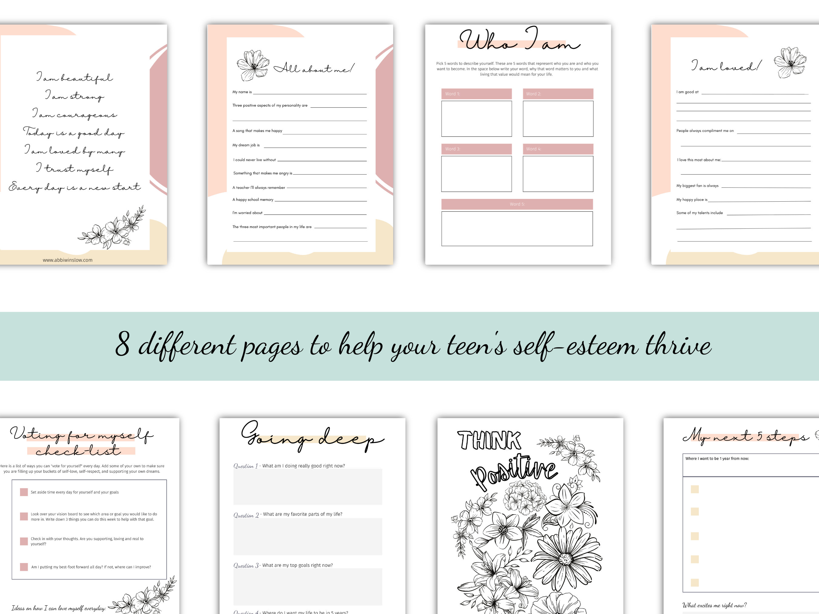 Teen Self Esteem Worksheets Therapy Worksheets Self Esteem Printable ...