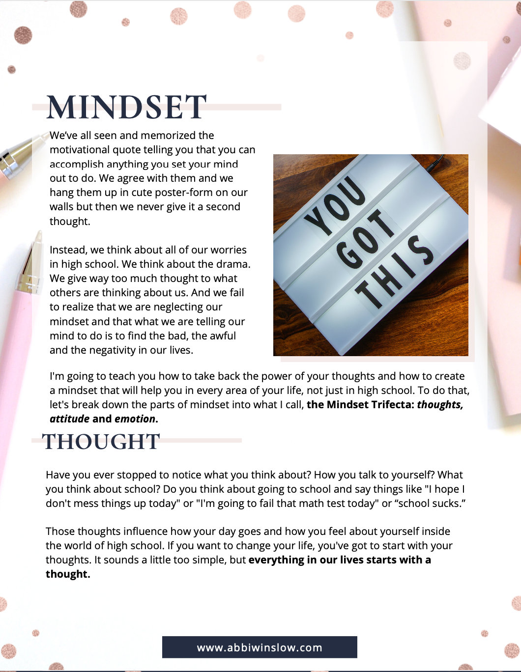 High School Guide Printable Teenage Girl Gifts Parenting Help Self ...