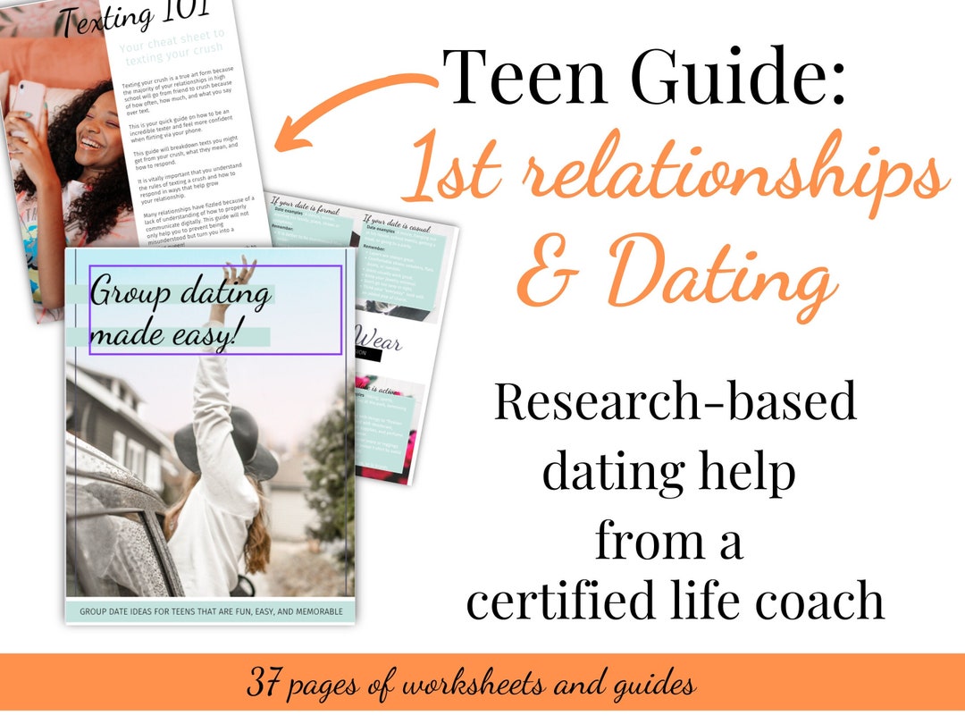 Teen Dating Workbook: First Relationships Guide (37 Page PDF) - Etsy