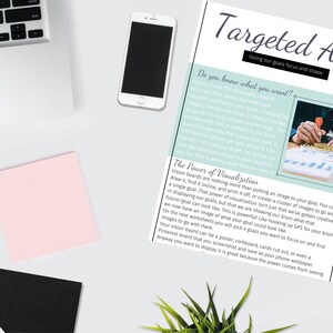 Vision Board Worksheets for Teens 5 Page Digital Download PDF Therapy ...